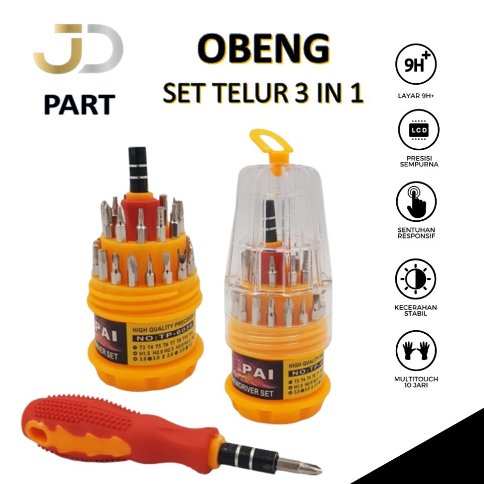 Jual TOOLS OBENG SET TELUR 31 IN 1 | Shopee Indonesia