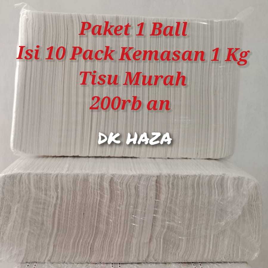 Jual Order Khusus langganan DP Paket 10 Pack Tisu Kiloan Kemasan 1 Kg ...