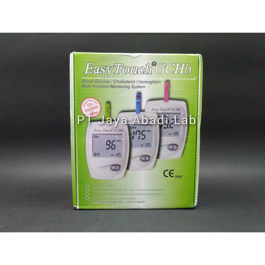 Jual easytouch multicheck GCHb 3 in 1 alat test gula darah kolesterol ...