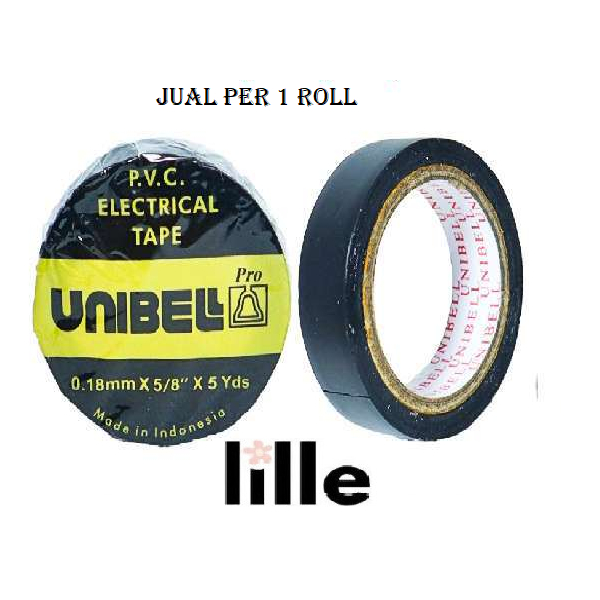 Jual Isolasi Kabel Unibel 5/8 inch x 5 Meter Lakban Listrik Pvc ...