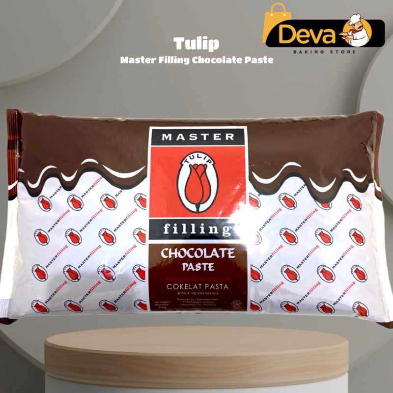 Jual Tulip Master Filling Chocolate Paste - Tulip Selai Cokelat 5kg ...
