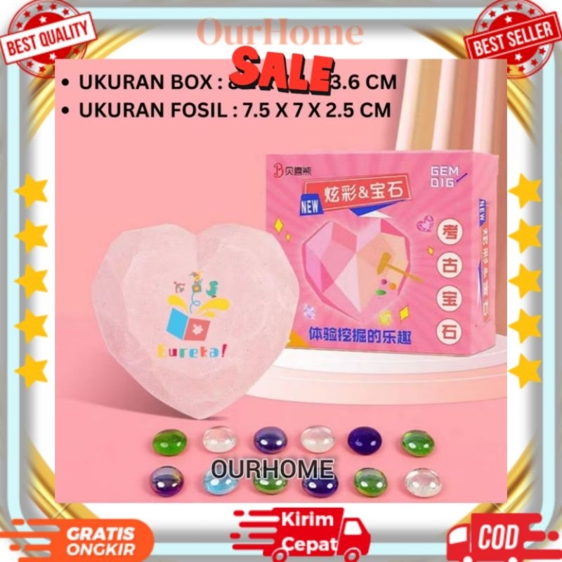 Jual OURHOME Mainan Gali Perhiasan DIG GEM DIY Souvenir Ulang Tahun ...