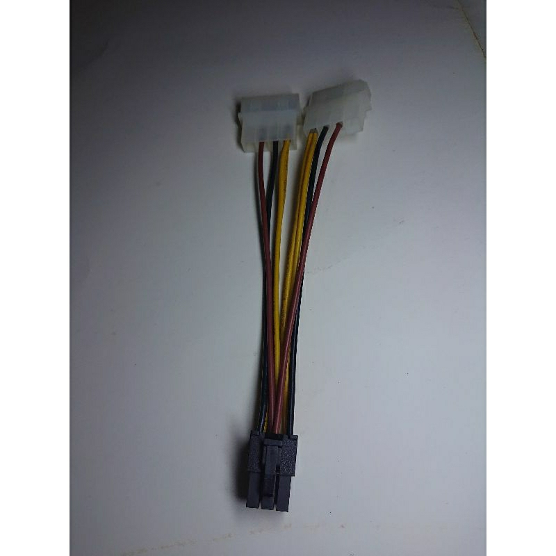 Jual Kabel power 6 pin vga dual molex | Shopee Indonesia