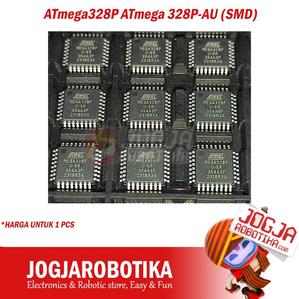 Jual Atmega 328p Au Smd Arduino Atmega328 Atmel Atmega328p Shopee