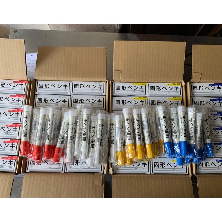 Jual Solid Steel Marker SAKURA Warna Putih Kuning Merah Biru 1 ORIGINAL ...