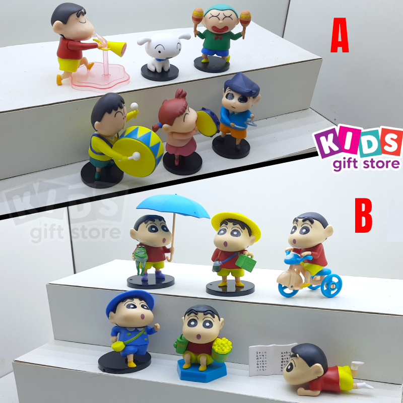 Jual Crayon Shinchan Sincan Figure Set - Mainan Figur | Shopee Indonesia
