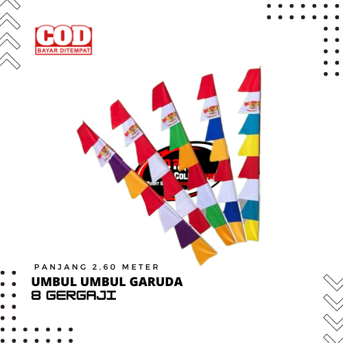 Jual Bendera Umbul Umbul Garuda Warna Warni 8 mata | Shopee Indonesia