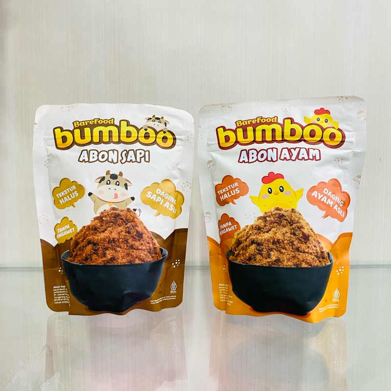 Jual GMJ Bumboo Abon Asli Rasa Ayam dan Sapi 90 g | Shopee Indonesia