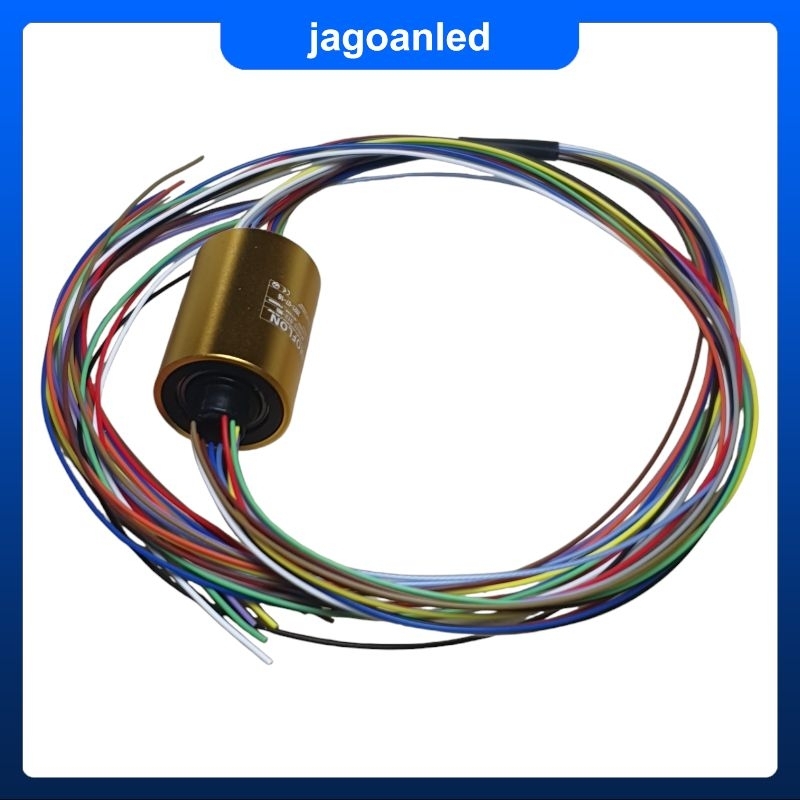 Jual Rotating Cable Slip Ring Diameter In 5mm OD 22mm 12 Wire MT0522 ...