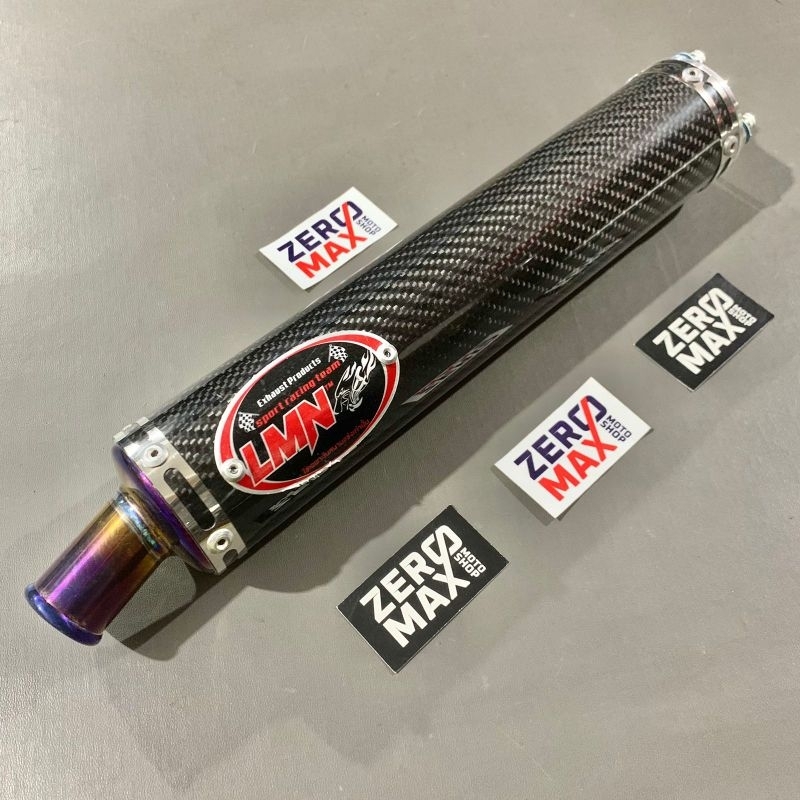 Jual Silencer Knalpot LMN Original Thailand Carbon Red Logo 2 Tak 2Tak ...