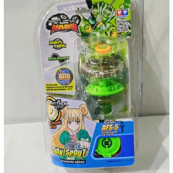 Jual Gansing Beyblade Auldey Nado Besi Infinity Standart Series n G4E6 ...