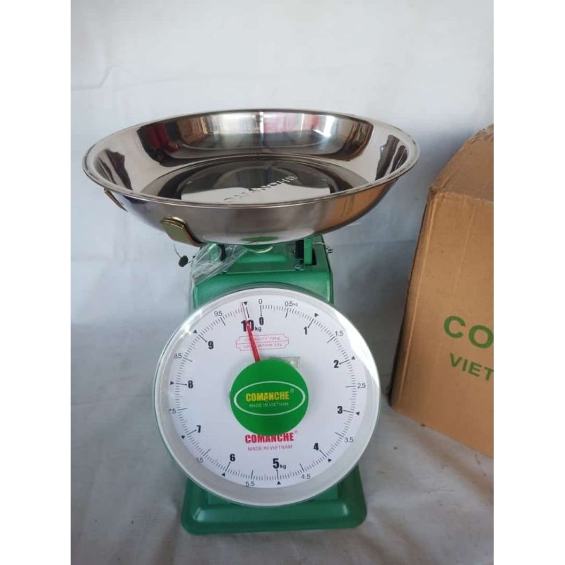 Jual timbangan besi merk comanche made in vietnam Ukuran 10 kg | Shopee ...
