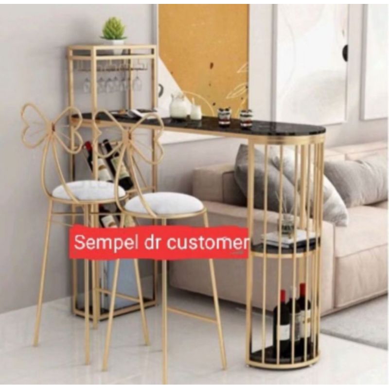 Jual set meja mini bar | Shopee Indonesia