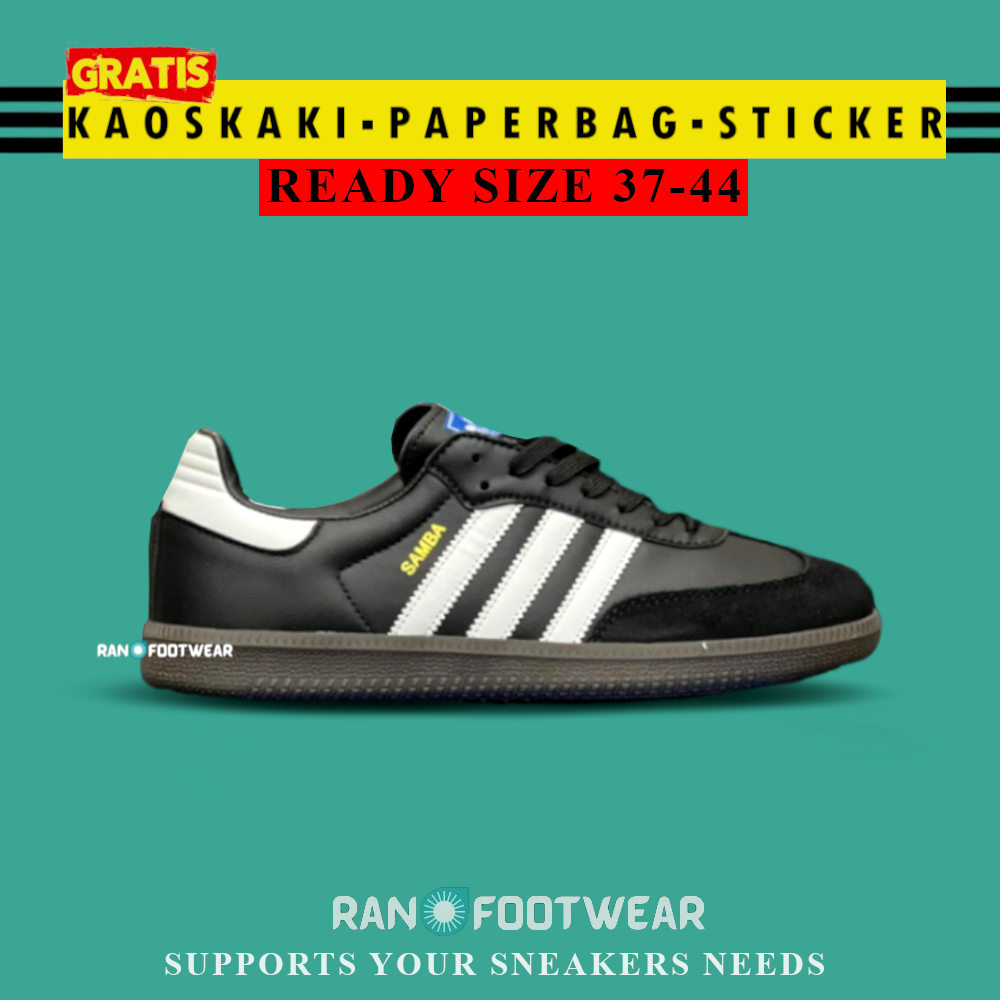 Jual ( SAMBA HITAM ) Sepatu Sneakers Casual Pria & Wanita - Samba OG ...