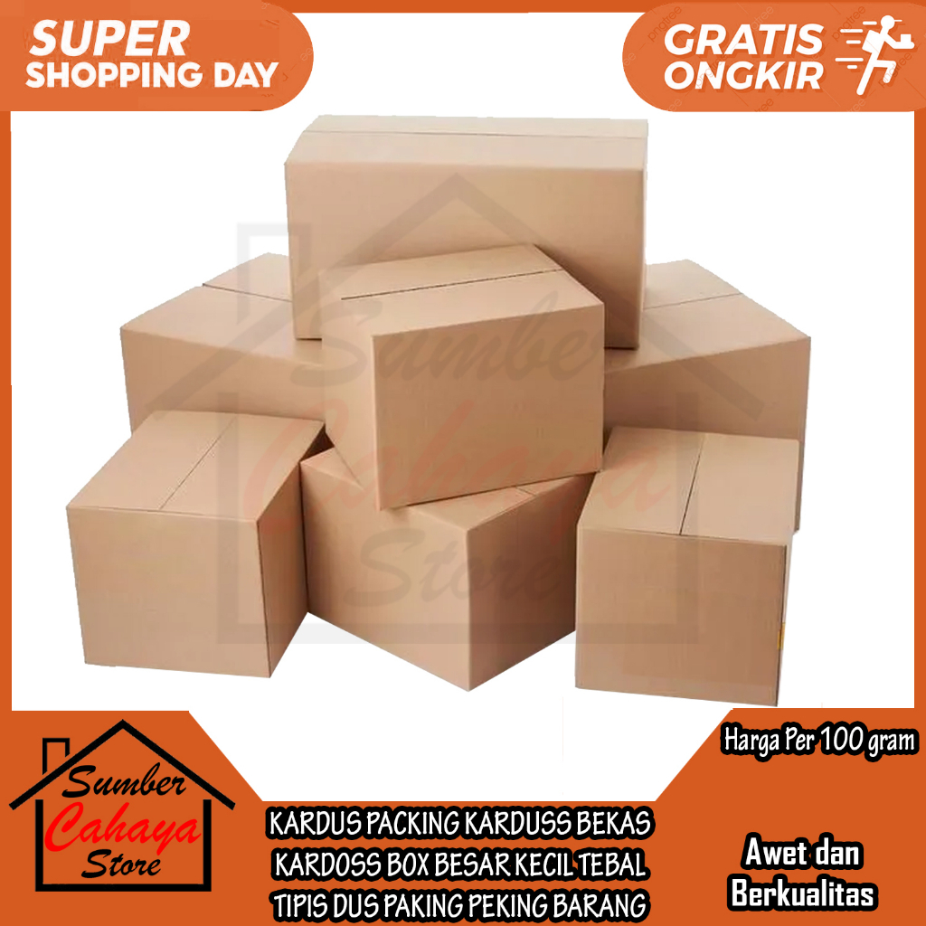 Jual Kardus Kardos Peking Bekas Karduss Seken Second Packing Sekend Pak ...