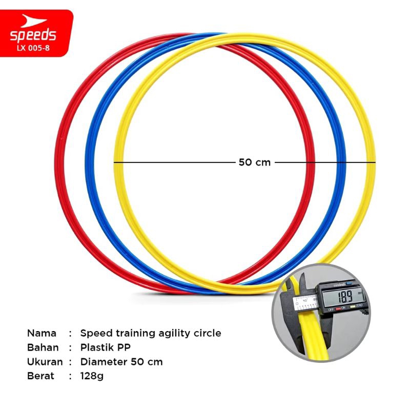 Jual SPEEDS Agility Ring foot training 50cm alat ketangkasan olahraga ...