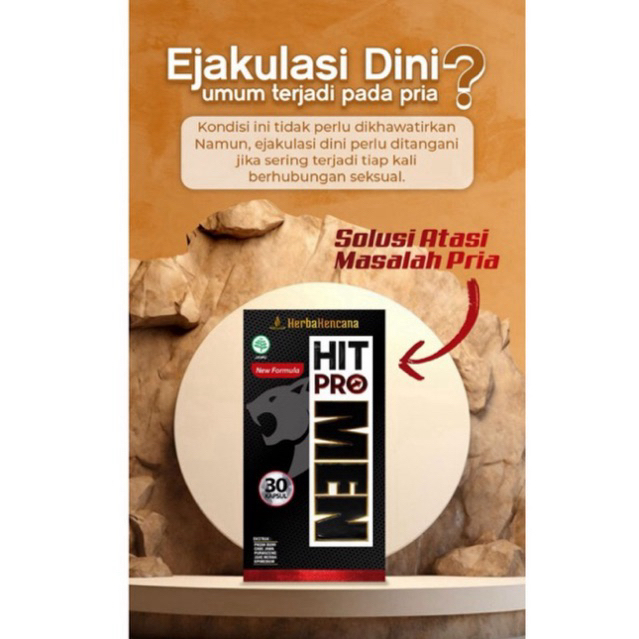 Jual HIT PRO MEN 30 Kapsul (sudah BPOM & HALAL MUI) | Shopee Indonesia