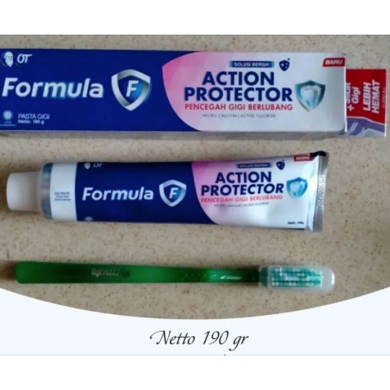 Jual Formula Action Protector Pasta Gigi Pencegah Gigi Berlubang 190 gr ...