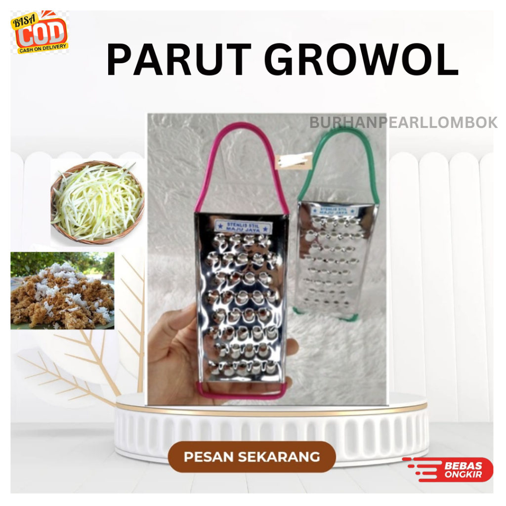 Jual Parutan Stainless Growol Untuk Singkong Tela Tela | Shopee Indonesia