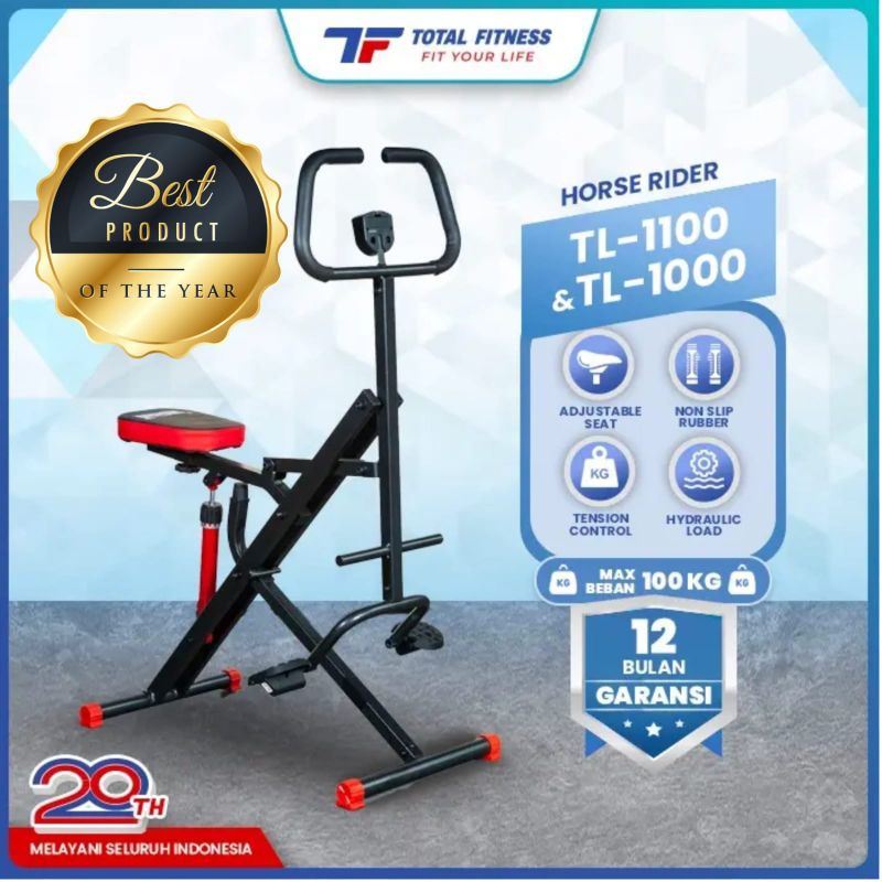 Jual Hit Power Squat Power rider Original horse ridder Hidrolik TL 1000 ...