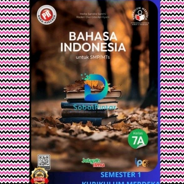 Jual Buku lks pr interaktif Bahasa Indonesia SMP Kelas VII, 7 semester 1 Kurikulum Merdeka Tahun ...