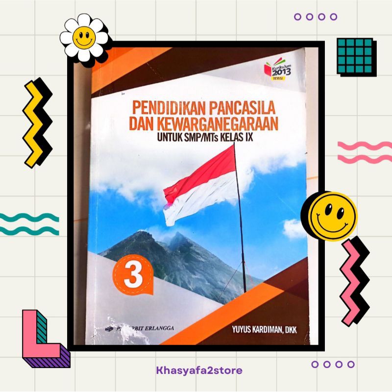 Jual BUKU PPKN KELAS 9 SMP ERLANGGA | Shopee Indonesia