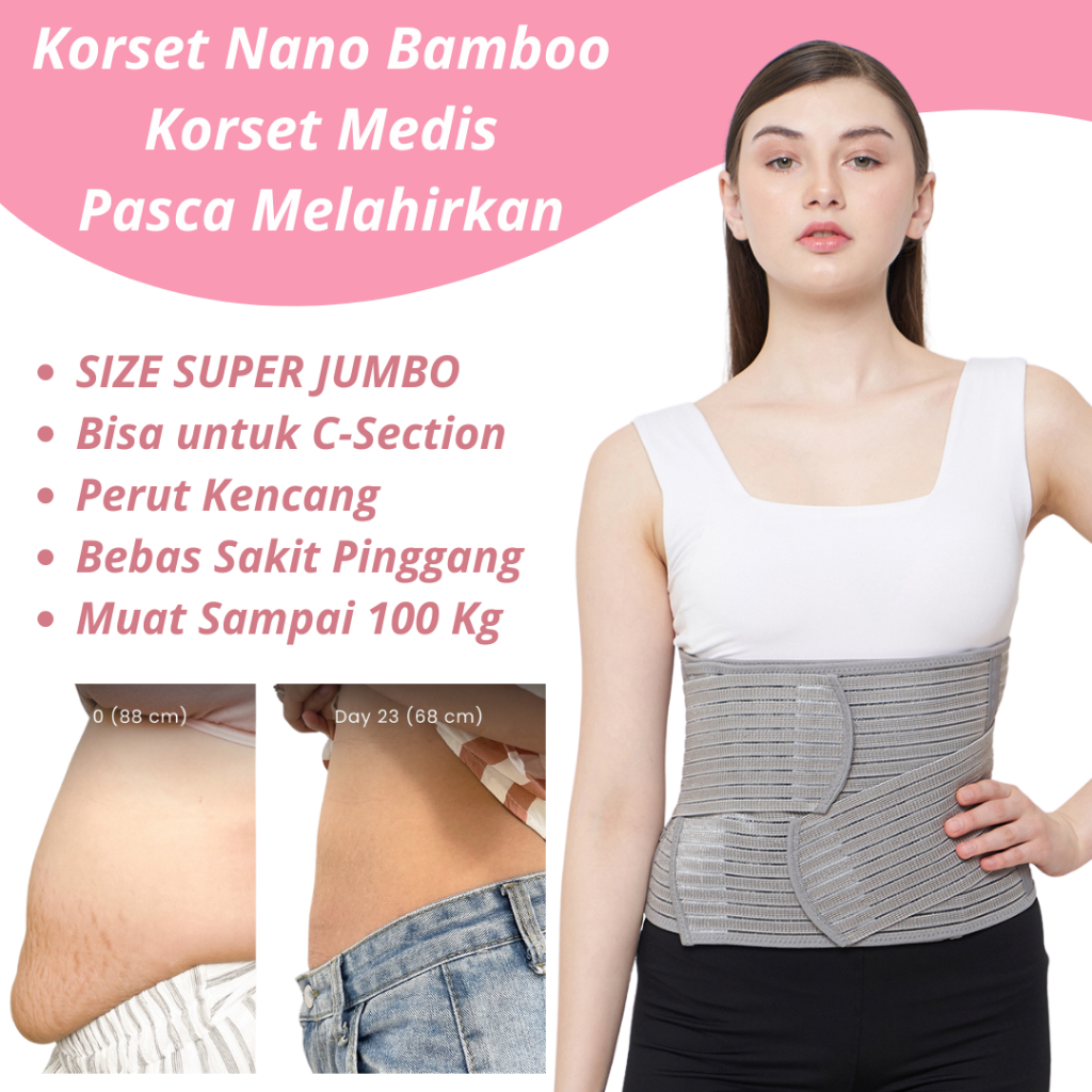 Jual HARCOO ONLINE - Korset Pelangsing Bamboo Corset Korset Melahirkan ...
