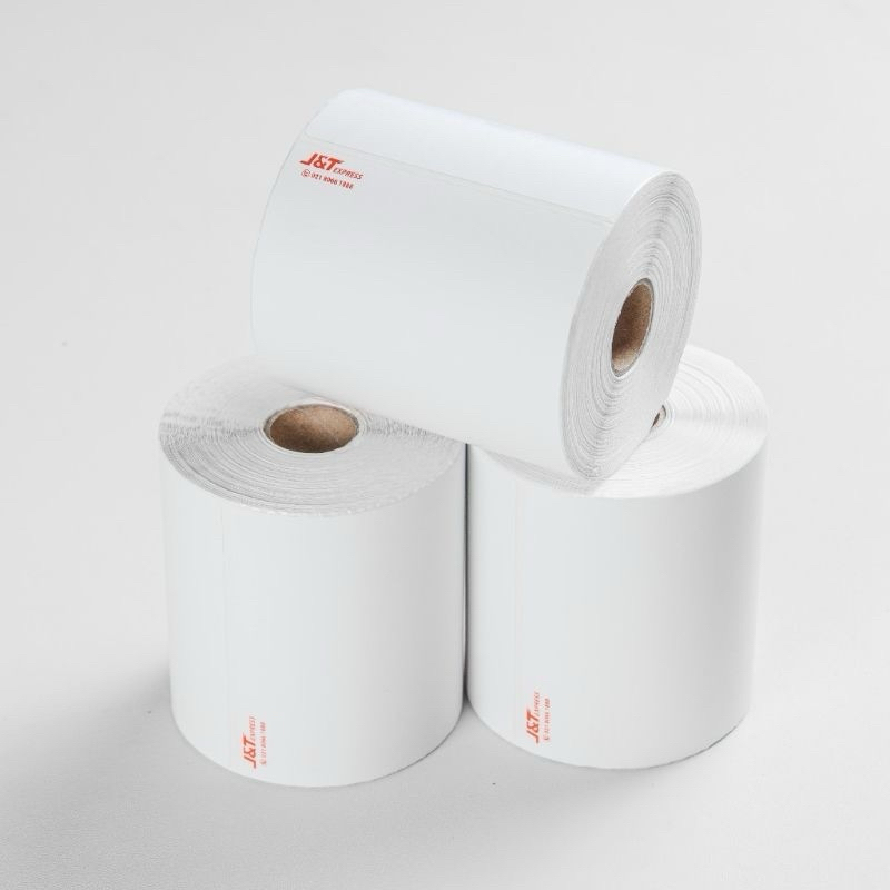 Jual Kertas Thermal Logo JNT Uk 150x100mm isi 300pcs/ Label Barcode JNT ...