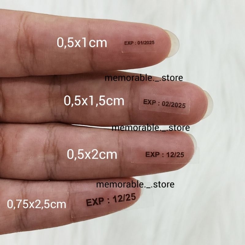 Jual Stiker Expired sudah dipotong Sticker Kadaluarsa Barcode Custom ...
