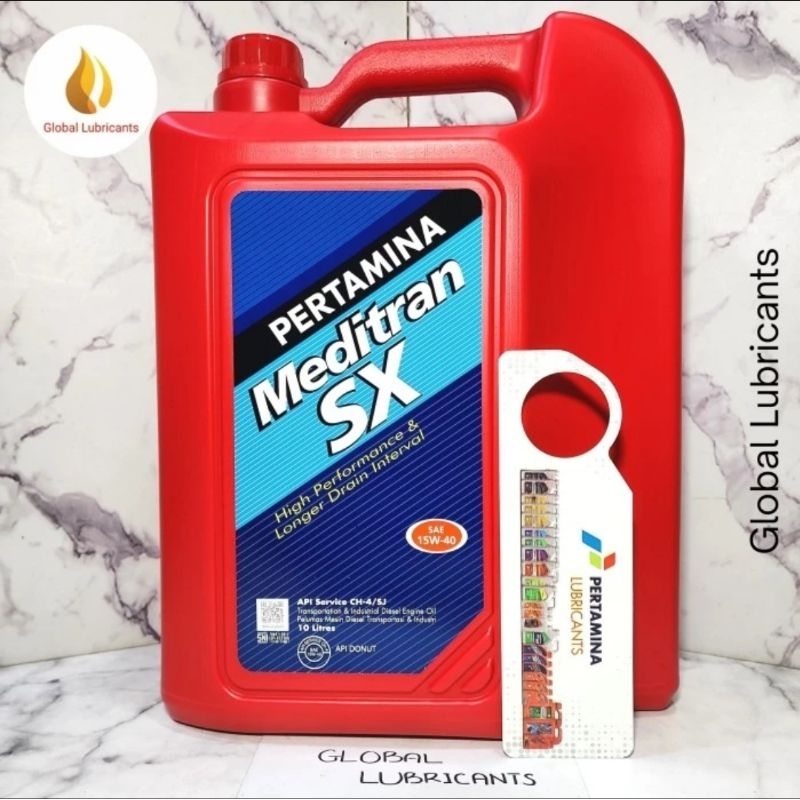 Jual Pertamina Meditran SX 15W-40 10 Liter (Oli Mesin Diesel/ Solar Mineral) | Shopee Indonesia