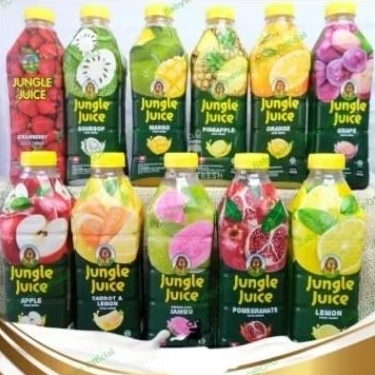 Jual Jungle juice minuman sari buah rasa LYCHEE /JERUK / LEMON /JAMBU ...