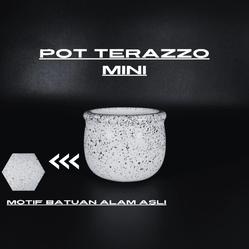 Jual Pot Mini Teraso Batu Alam Tanaman Kaktus Sukulen | Shopee Indonesia
