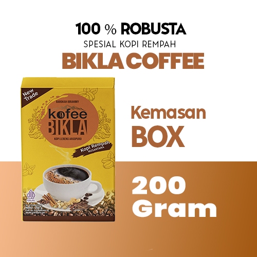 Jual BIKLA Kopi Rempah 200 g Box | Shopee Indonesia