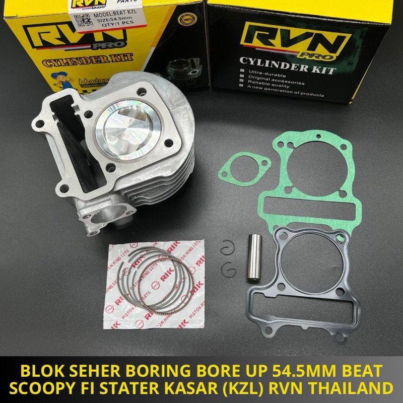 Jual BLOK SEHER BORING BORE UP BEAT SCOOPY F1 54,5 MM KZLA KZL RVN THAILAND | Shopee Indonesia
