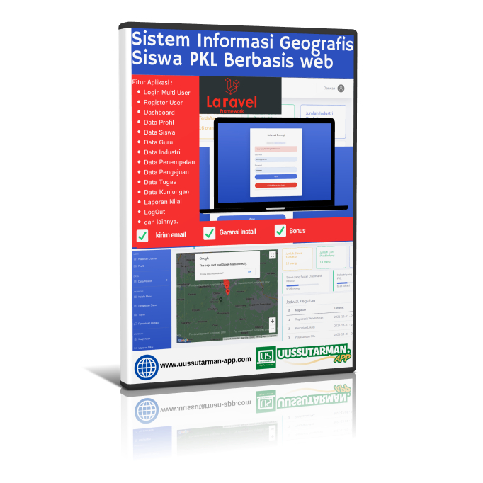 Jual Sistem Informasi Geografis Siswa PKL Berbasis Web (Laravel) | Shopee Indonesia