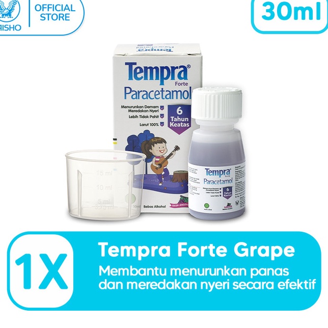 Jual Limited Tempra Forte Paracetamol Anak Rasa Anggur 3ml | Shopee ...