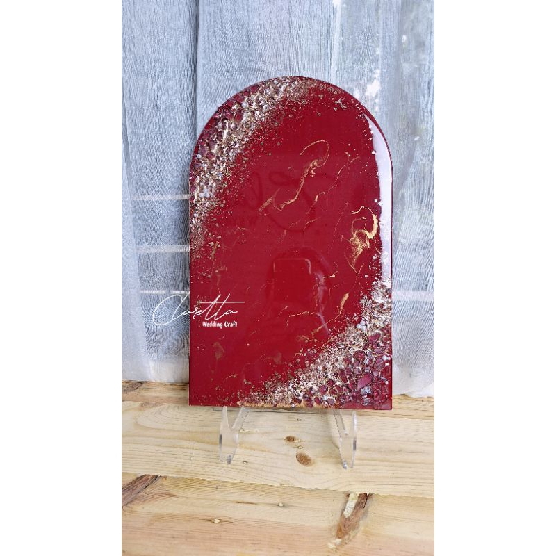 Jual Dekorasi Mahar resin bentuk kubah besar custom mahar nikah ...