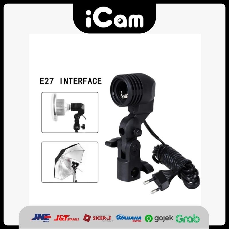 Jual Lamp Holder Single Socket E27 Dengan Dudukan | Shopee Indonesia