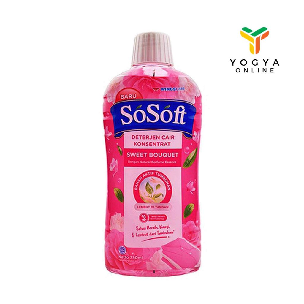 Jual So Soft Liquid Detergent Sakura Blossom Botol 700 Ml | Shopee ...