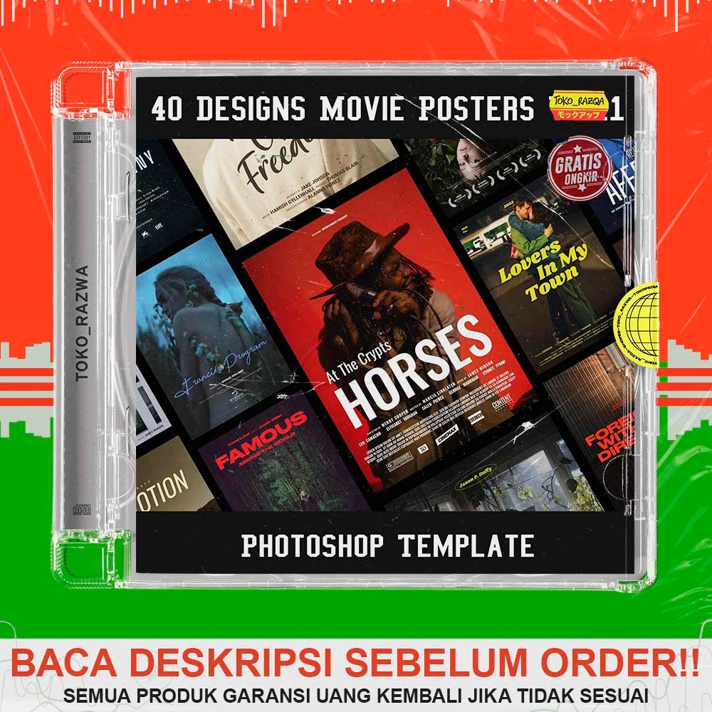 Jual Photoshop Template - 40 Designs Movie Posters Vol.1 - 150724 ...