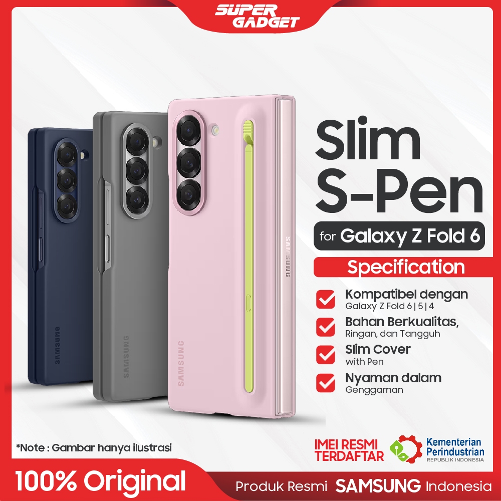 Jual Casing Samsung Galaxy Z Fold 6 Slim S Pen Case Hardcase Cover Z ...