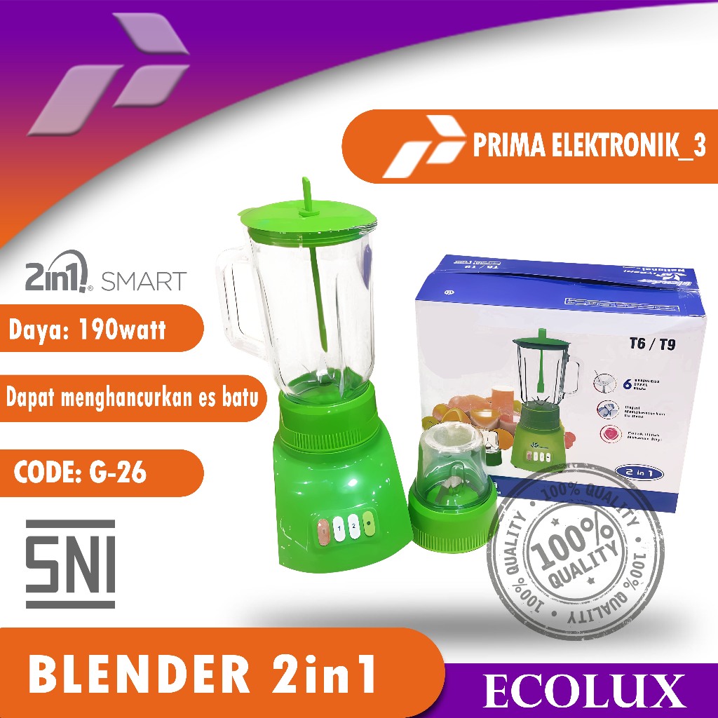 Jual TIXX Blender 2.5L 220V 6 Pisau chopper Juicer Multifungsi ...