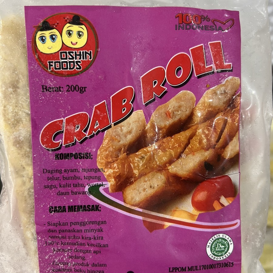 Jual Oshin foods crab roll bento nugget rajungan | Shopee Indonesia