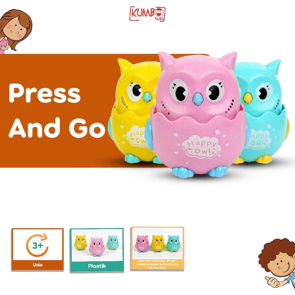 Jual Mainan Bayi Press and Go Mainan Tekan dan Jalan | Shopee Indonesia