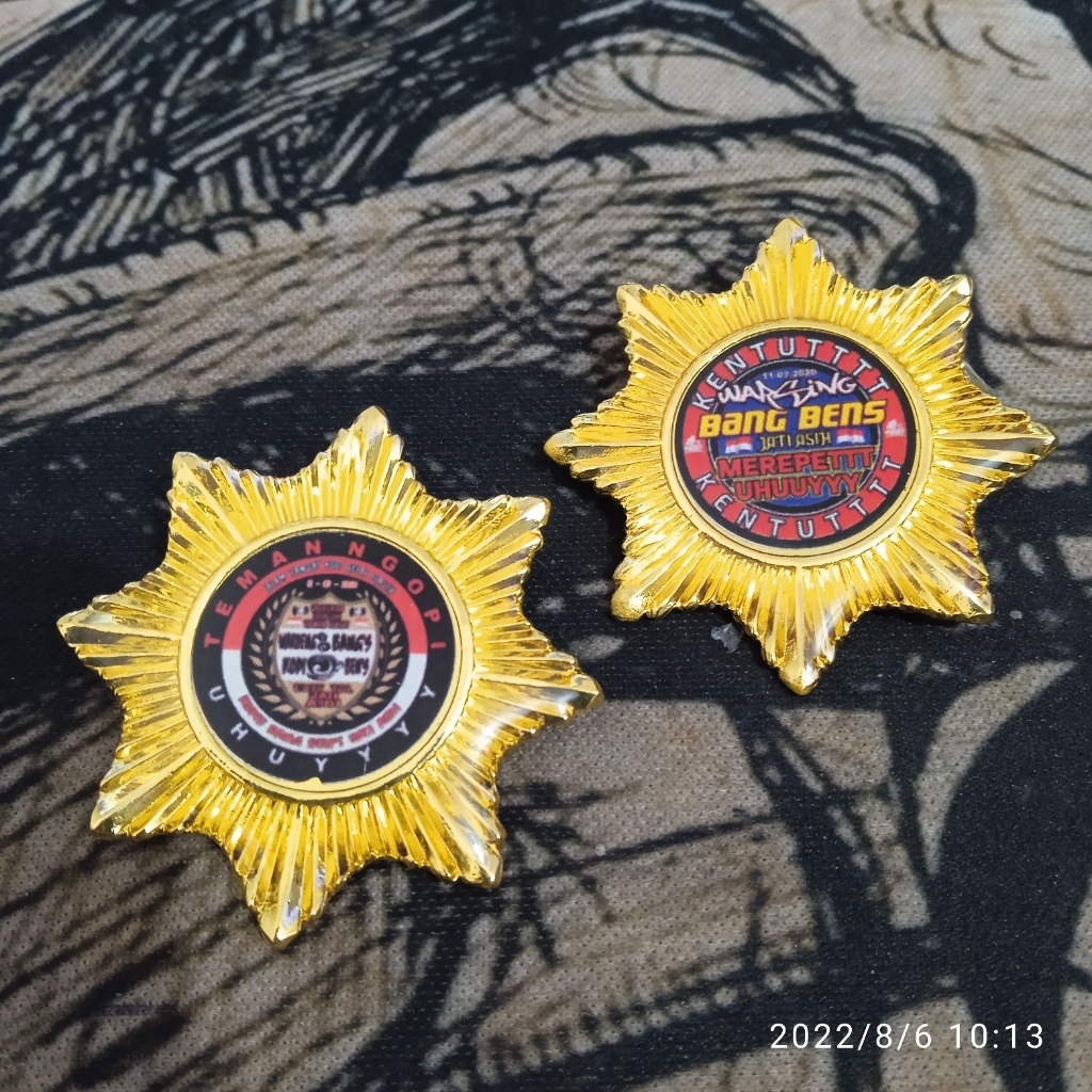 Jual Pin Kuningan Magnet Pin Custom Logo Komunitas Organisasi Logo Oleh ...