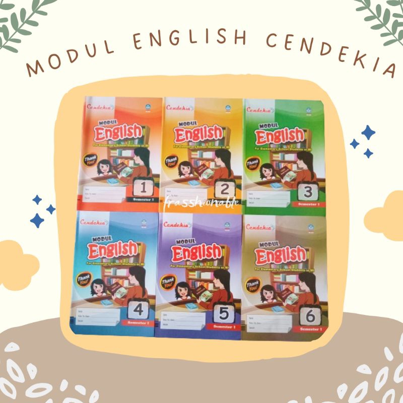 Jual LKS Bahasa Inggris Modul English Cendekia SD/MI Semester 1 ...