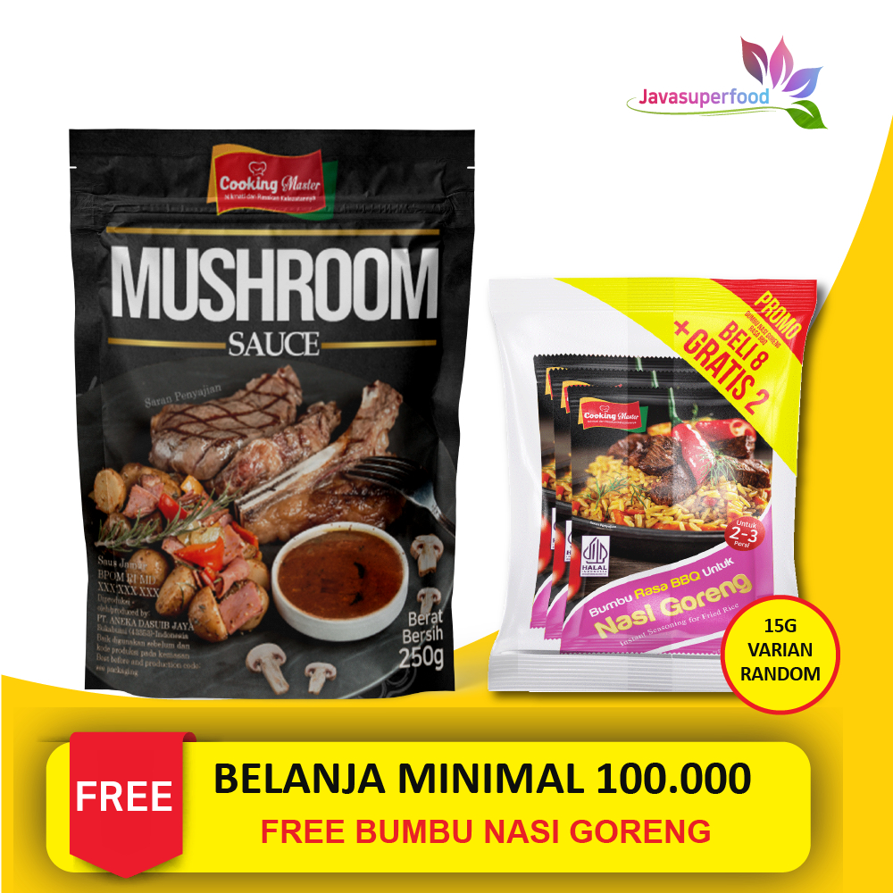 Jual Cooking Master - Saus Jamur / Mushroom Sauce Saus Jamur Mushroom ...