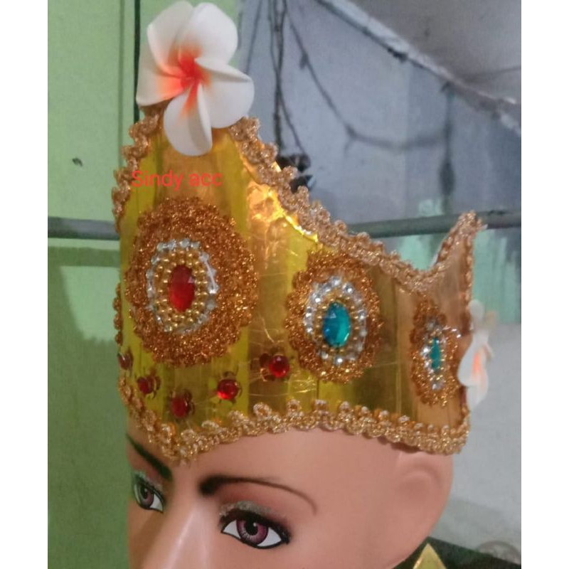 Jual mahkota tari tradisional/bisa untuk cowok atau cewek | Shopee ...