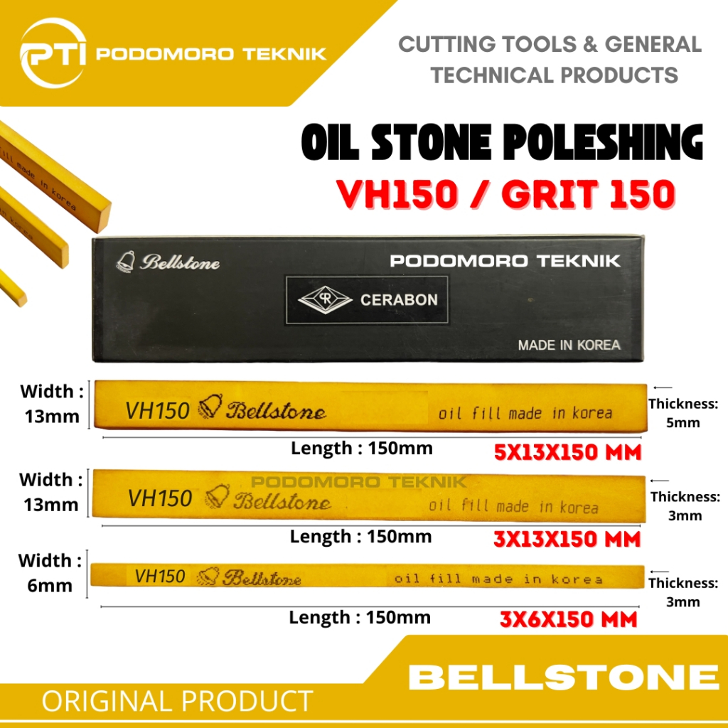 Jual BELLSTONE GRIT 150 3x6x150 3x13x150 5x13x150 Batu Polesh / Batu ...
