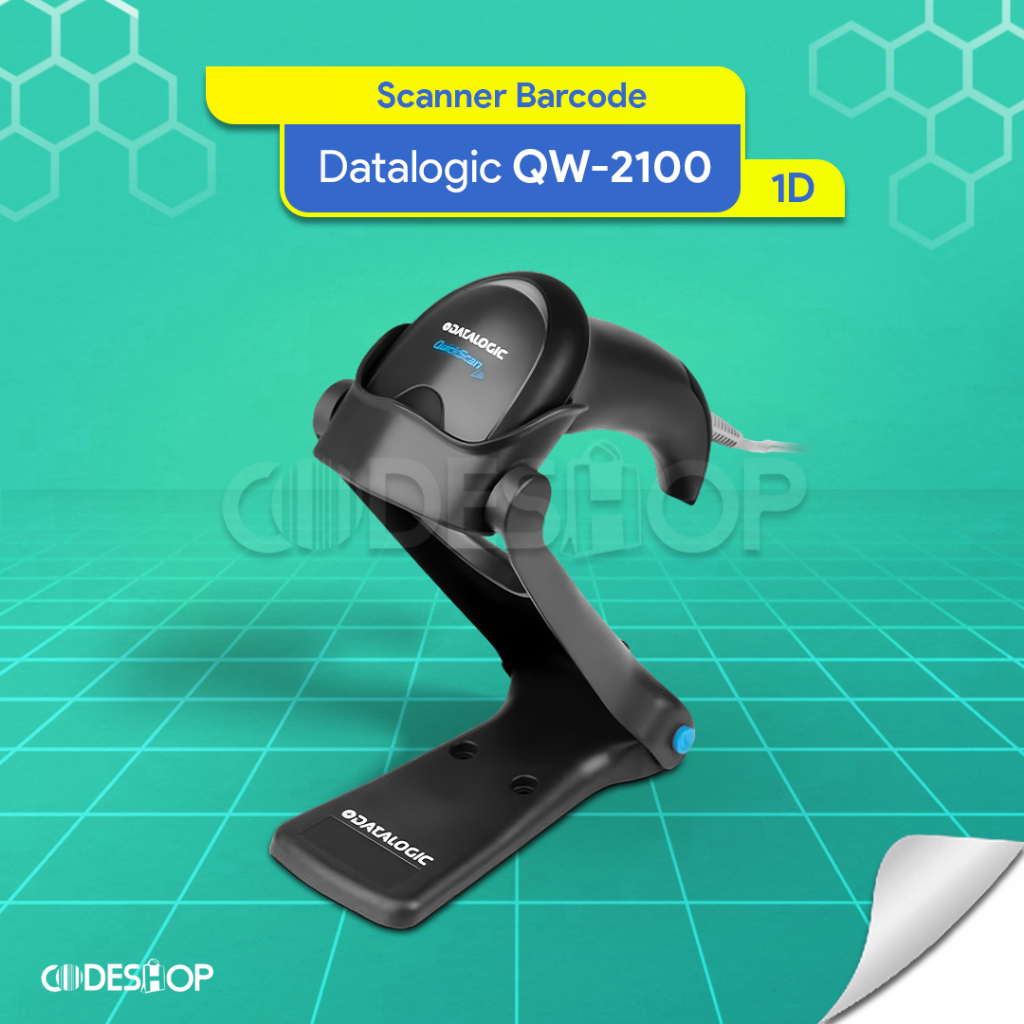Jual Datalogic QW2100 Handheld Barcode Scanner USB Auto Scan Sense ...